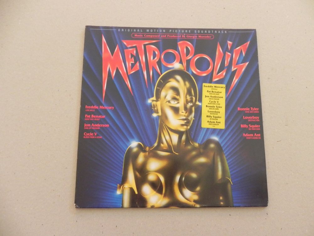 LP Film Soundtrack Metropolis 1984 Freddie Mercury Queen (Gebraucht) in Siebnen für CHF 15 – mit ...