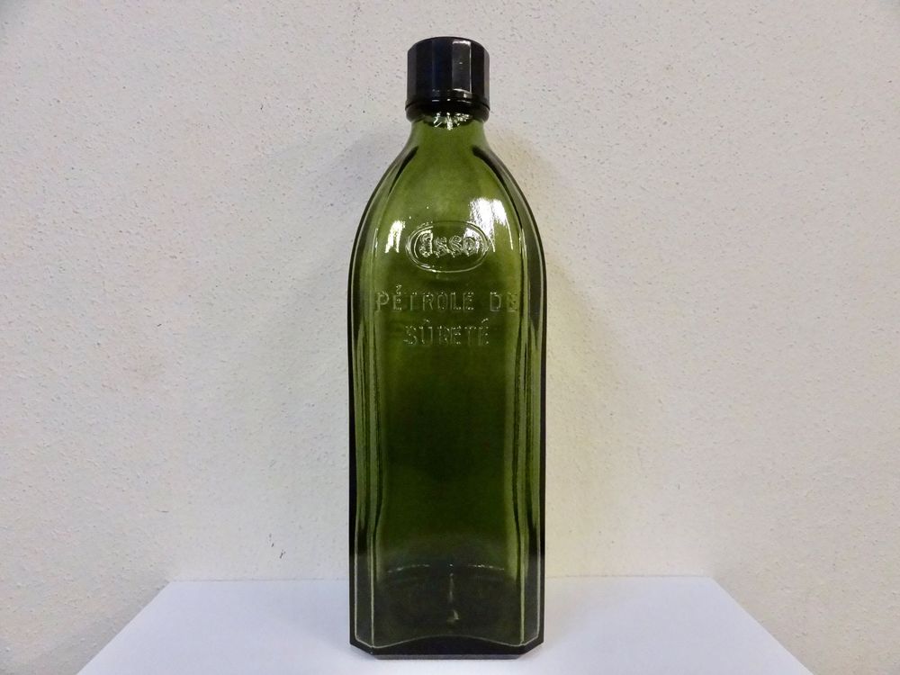 alte Flasche ESSO PETROL 1957 BÜLACH SICHERHEITSPETROL (Gebraucht) in ...