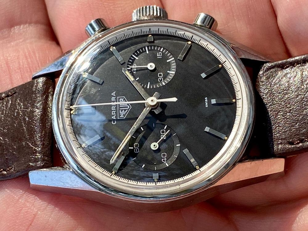 Vintage Heuer Carrera Ref. 3647N Black Beauty | Kaufen auf Ricardo