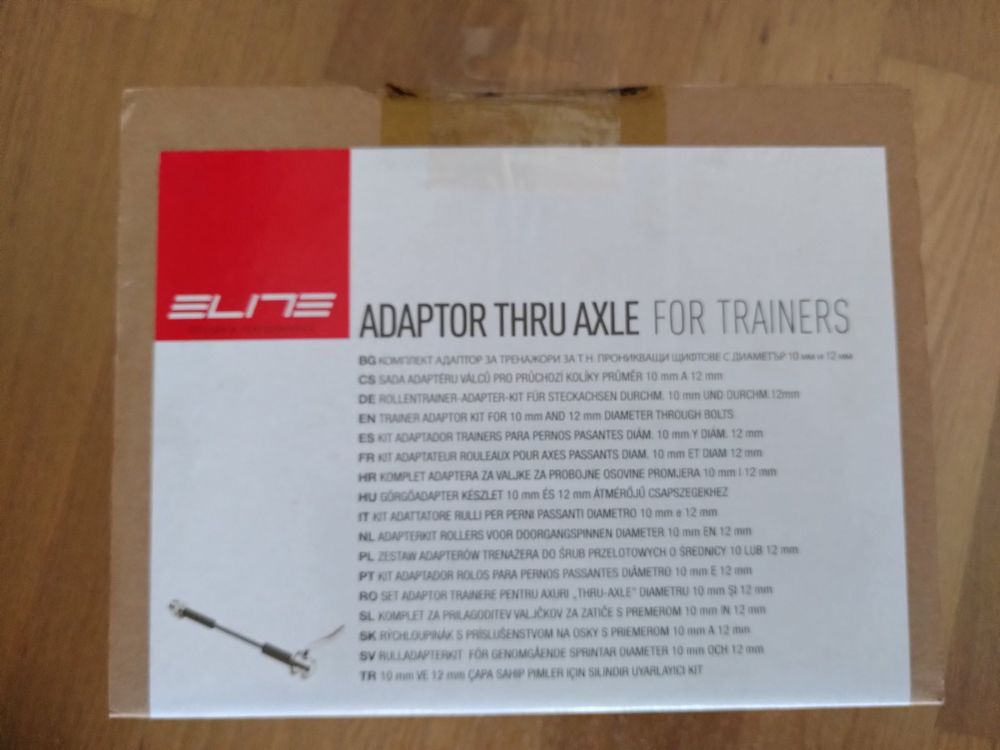 ADAPTER THRU-AXLE für Steckachsen - ELITE (RennveloTrainer) | Kaufen ...