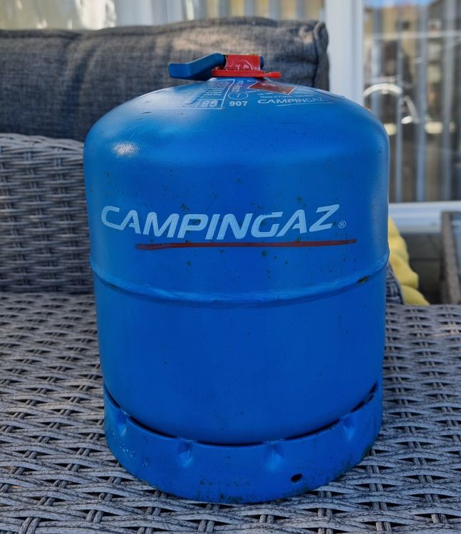 Campingaz Gasflasche R907 Voll gefüllt Gewicht: (Ca.6.20 Kg) (Gebraucht ...