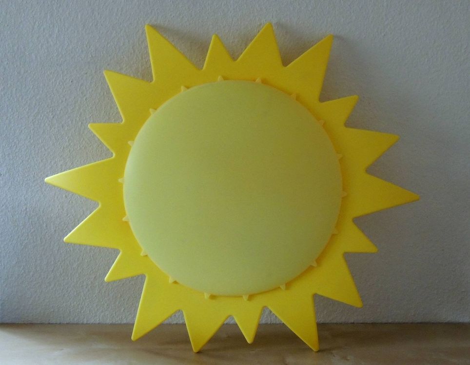 Grande lampe soleil Smila Sol, Anna Efverlund pour Ikea, 90s (D ...