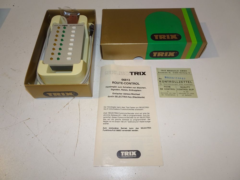 Trix Selectrix Handregler 66813 (Neu (gemäss Beschreibung)) in Emmenbrücke für CHF 10.9 – mit ...
