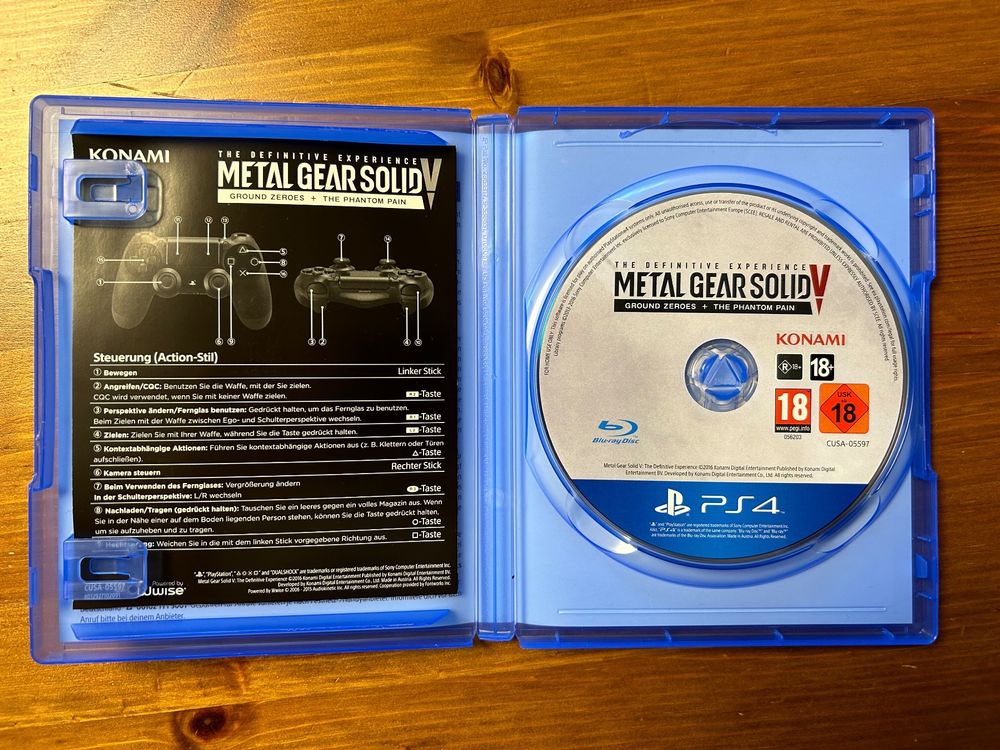 Sony PS4/PS5 Metal Gear Solid 5 Definitive Experience (Gebraucht) in ...