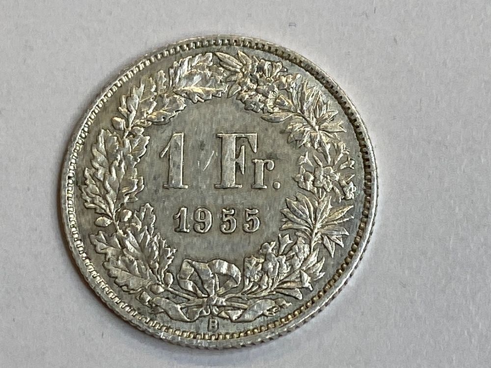 1 Fr.Silber Schweiz 1955 ss+ | Kaufen auf Ricardo