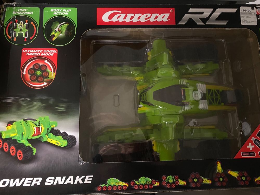Carrera RC Power Snake - Stunt Fahrzeug (Neu und originalverpackt) in ...
