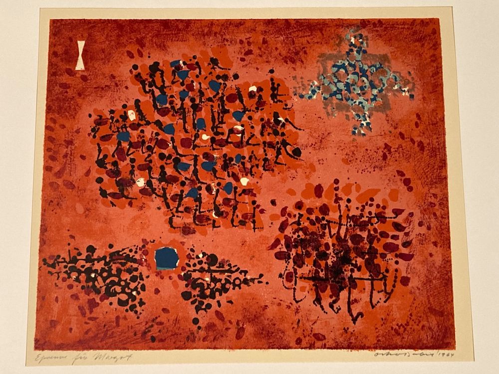 Oskar Dalvit 1964 (1911-1975) Holzschnitt signiert, Widmung | Kaufen ...