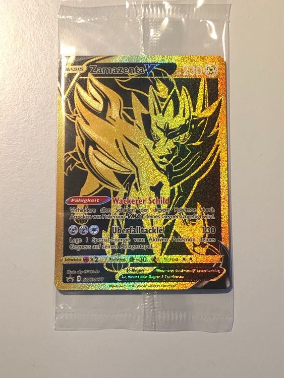 Pokémon Zamazenta V Gold Promo | Kaufen auf Ricardo