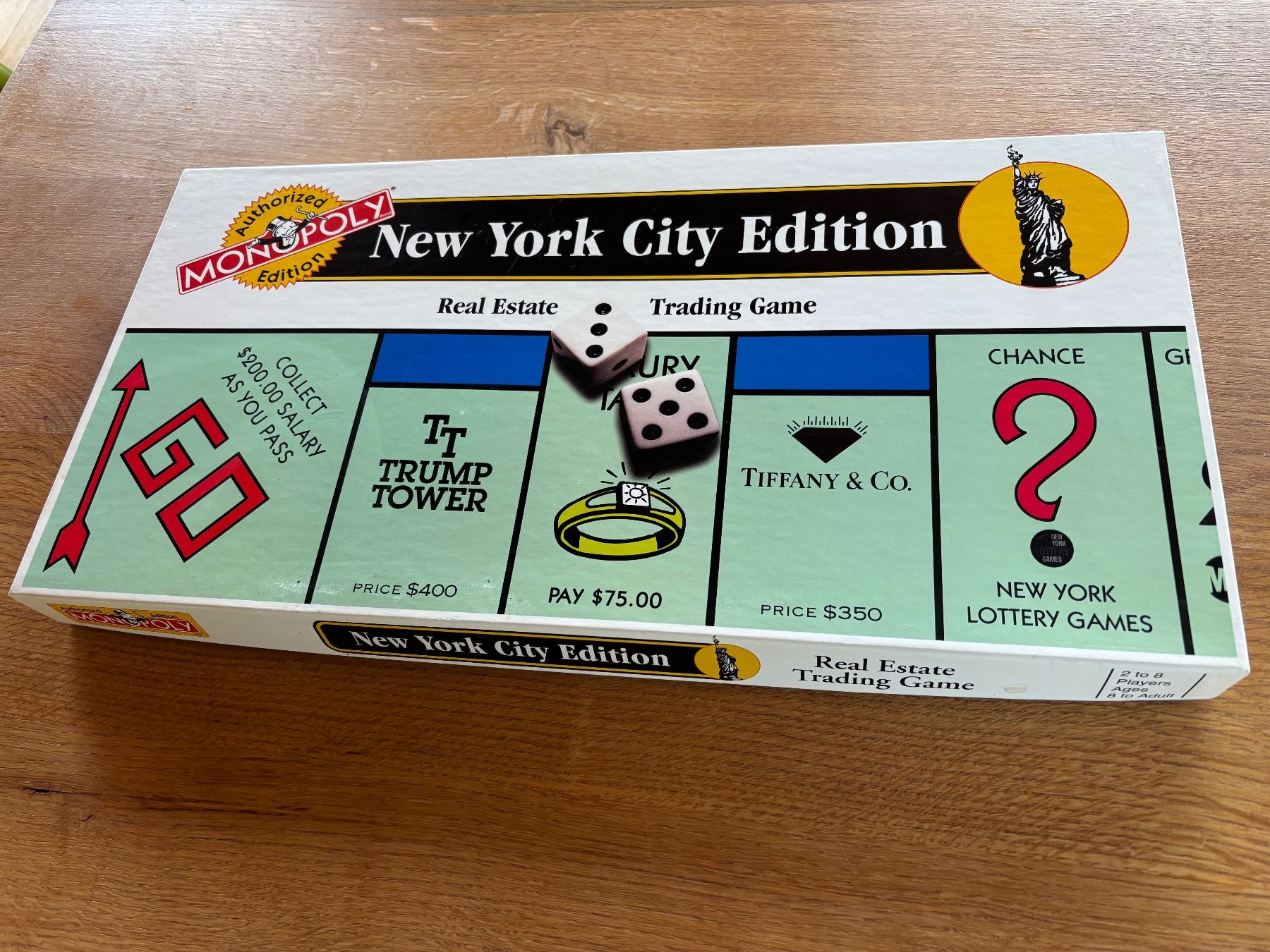 Monopoly New York City Edition 1994 vintage Trump Tower *NEU (Neu ...