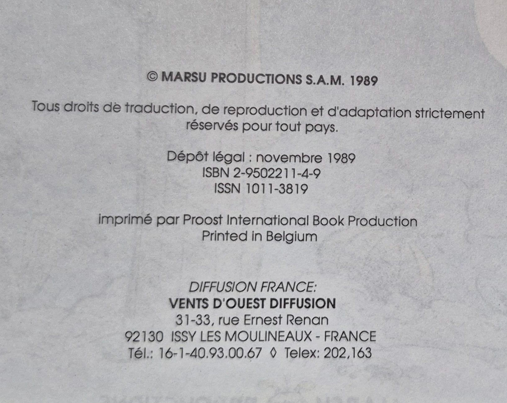 Marsupilami 4 Le pollen du Monte Urticando Éd. Ori.1989 TBE (D'occasion ...