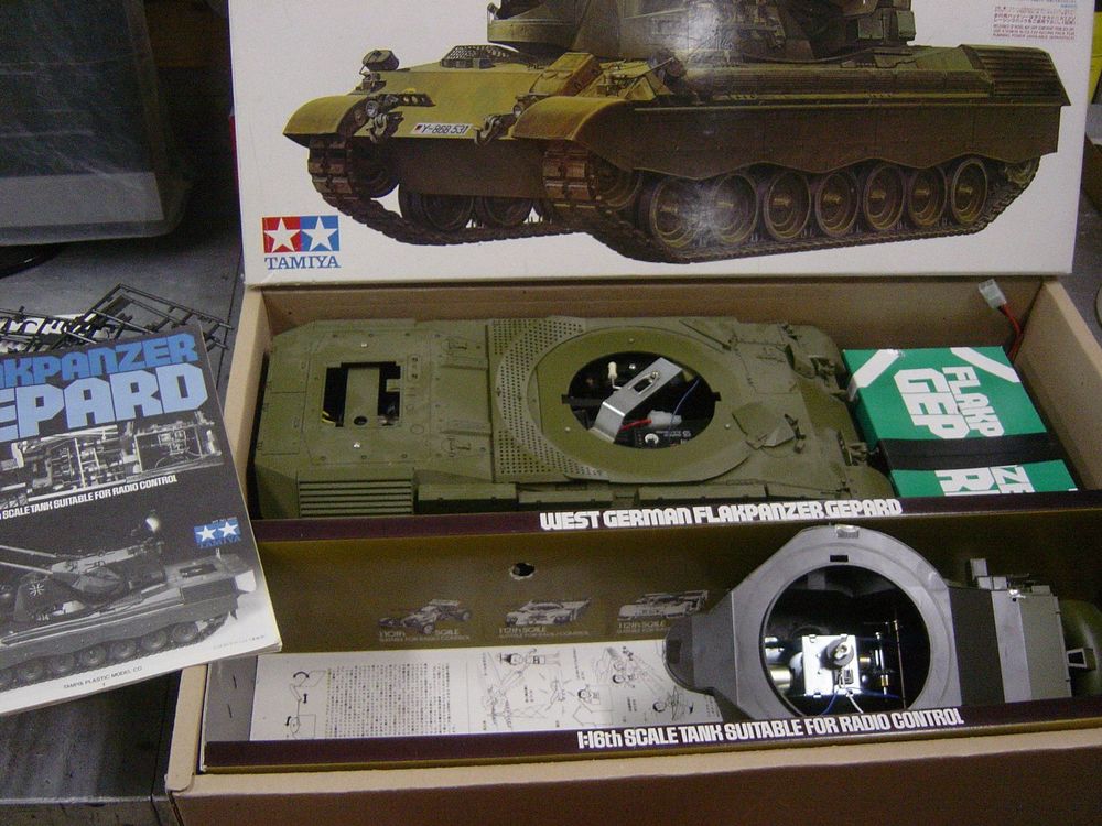 RC Flakpanzer Gepard Tamiya 1:16 Panzer (Gebraucht) in Safenwil für CHF 220 – mit Lieferung auf ...