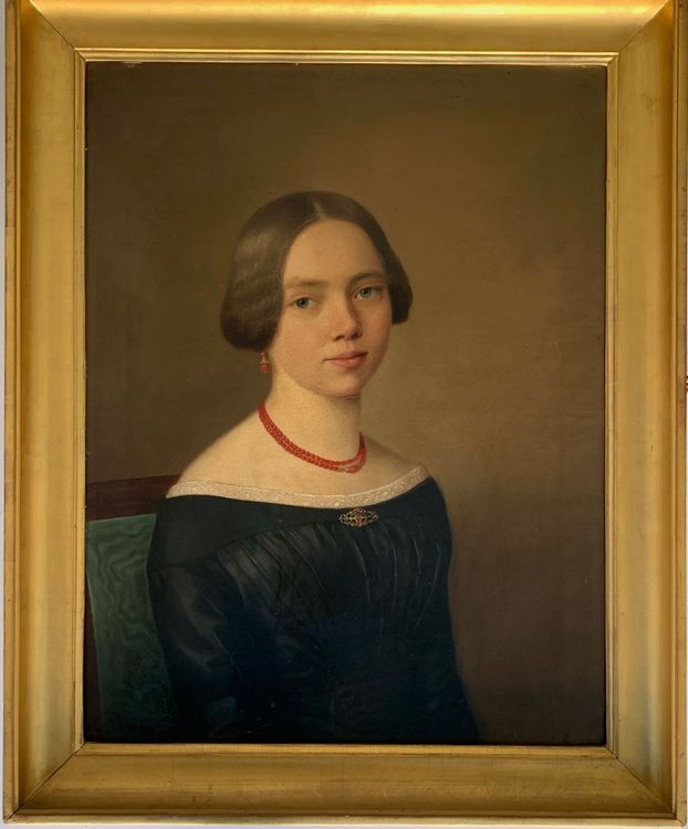 Antikes Gemälde Porträt von einer Dame unleserlich Signiert (Gebraucht) in Root für CHF 250 ...