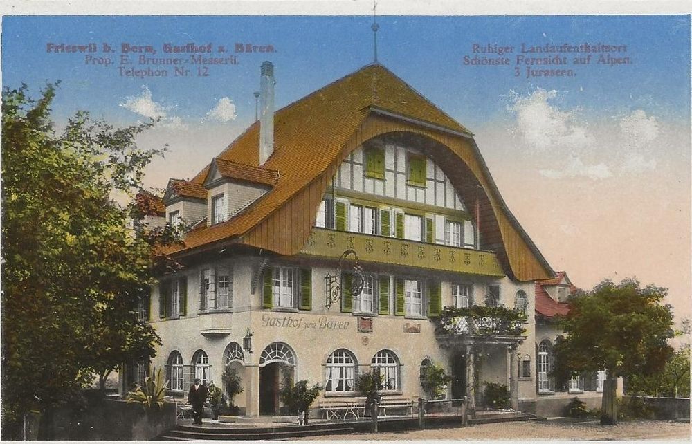 Frieswil BE Gasthaus Bären ca. 1930 sehr gut erhalten | Kaufen auf Ricardo