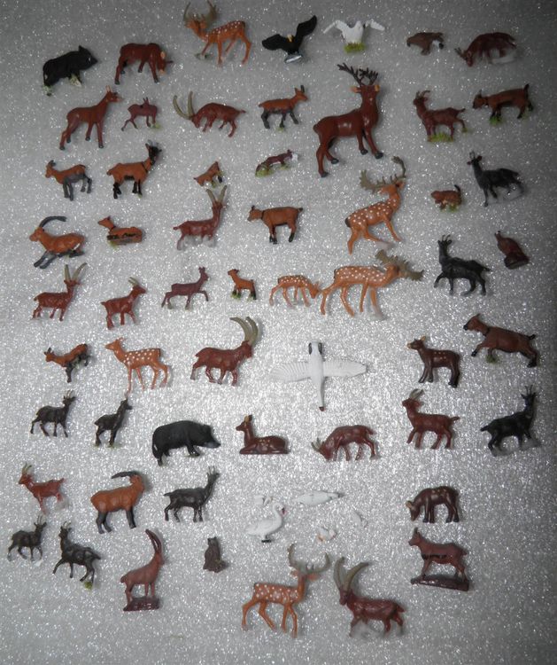 Ü. 60 Wald & Wildtiere, H0,f. Modellbahn | Kaufen auf Ricardo