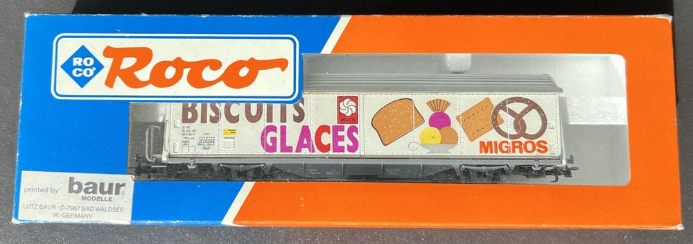 Roco Wagon Migros Biscuits Glace avec BO (Gebraucht) in SION für CHF 10 ...