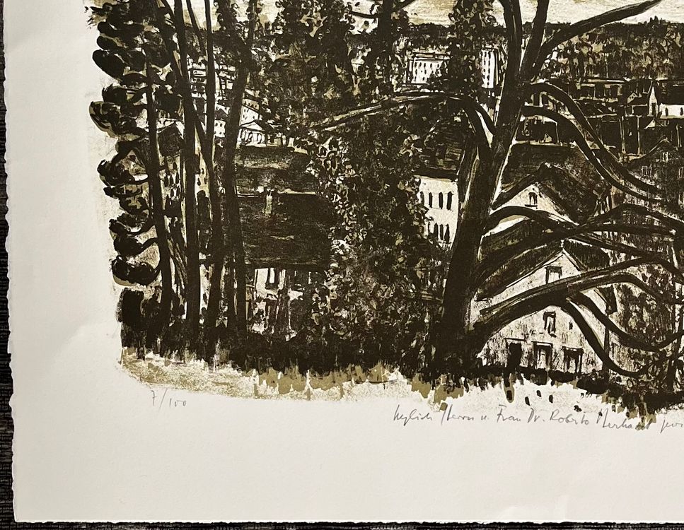 Geo Bretscher (1919-2003) Lithographie Handsigniert | Kaufen auf Ricardo