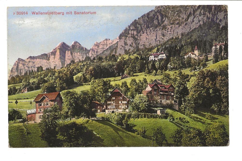 Walenstadt-Berg (SG) Sanatorium - Churfirsten - 1927 (?) (Gebraucht) in Engelburg für CHF 7.9 ...