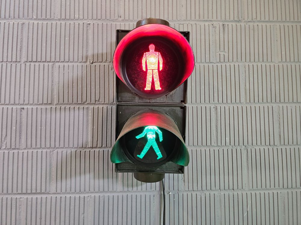Fussgängerampel Siemens Ampel, Walk-Don't Walk Traffic Light (Gebraucht ...