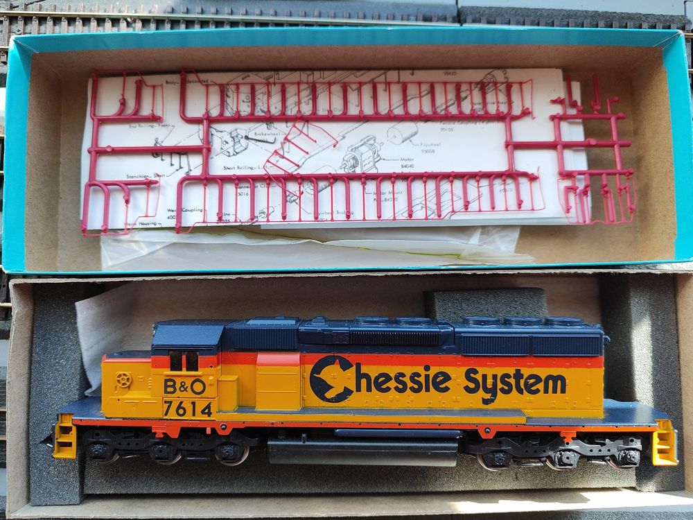 Athearn, Chessie System B&O, EMD SD40-2 #7614, DC analog | Kaufen auf ...