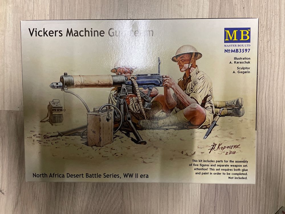 Vickers machine gun team 1/35 (Gebraucht) in Villarimboud für CHF 6 ...