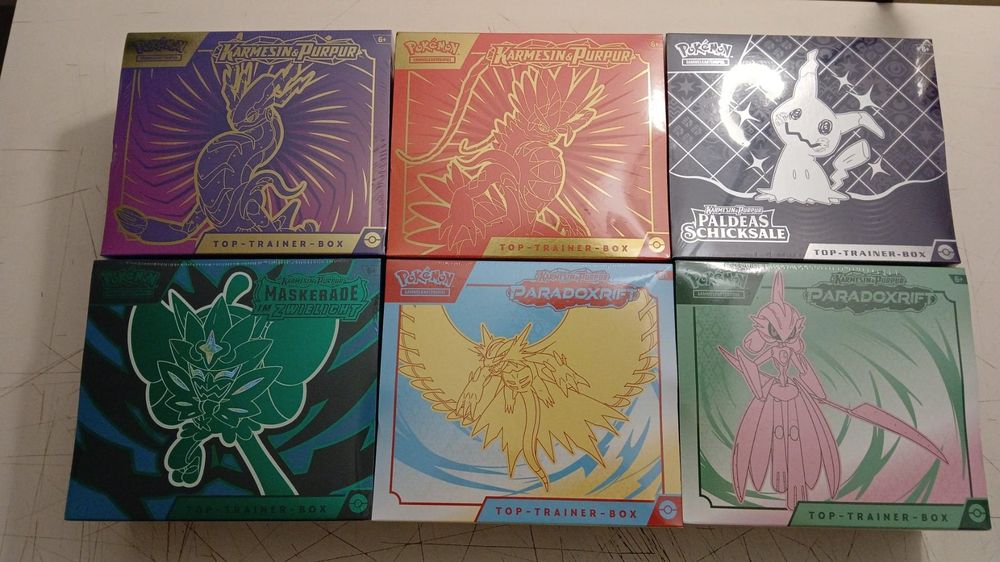 Pokemon 6 Sealed Elite Trainer Box German (Neu und originalverpackt) in ...
