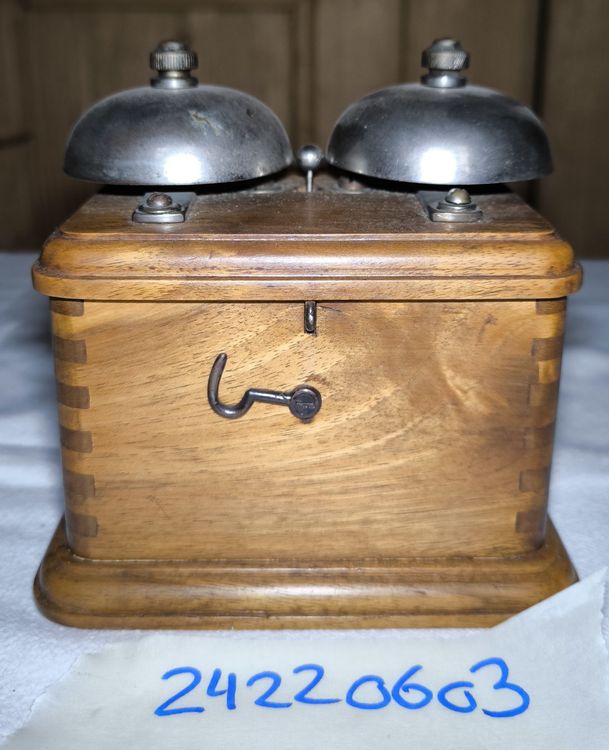 Alte Holz Telefon Klingel im Holzkästchen (Gebraucht) in ...