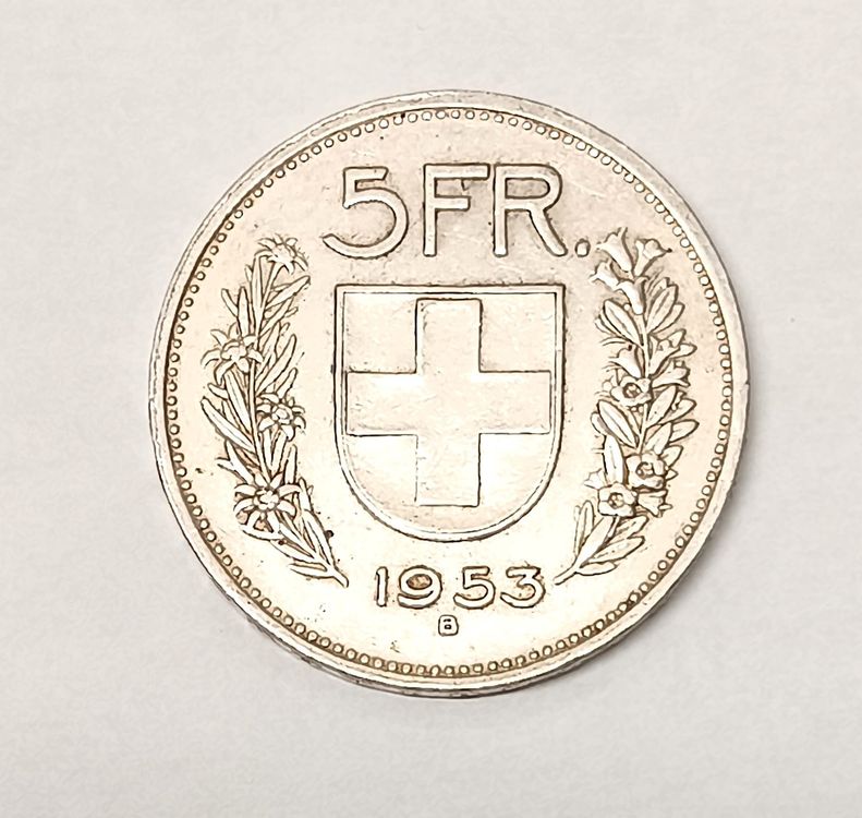 5 Franken 1953 | Kaufen auf Ricardo