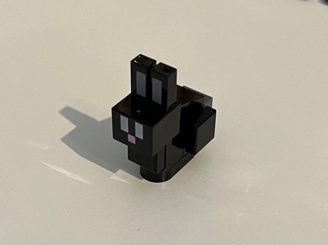 Lego Minecraft - Bunny, Black - Brick Built - minebunny04 (Gebraucht ...