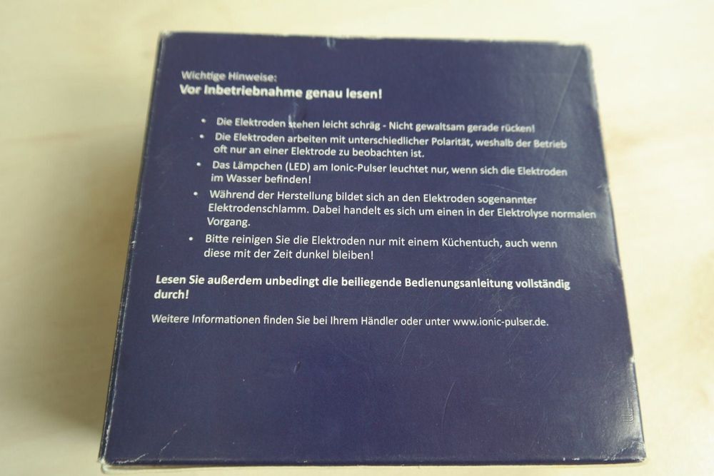Pro Ionic Pulser Silberwasser Generator (Neu und originalverpackt) in ...