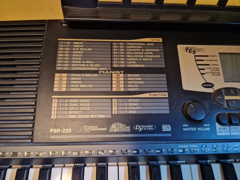 Yamaha PSR 225 (Gebraucht) in Frenkendorf für CHF 45 – nur Abholung auf ...