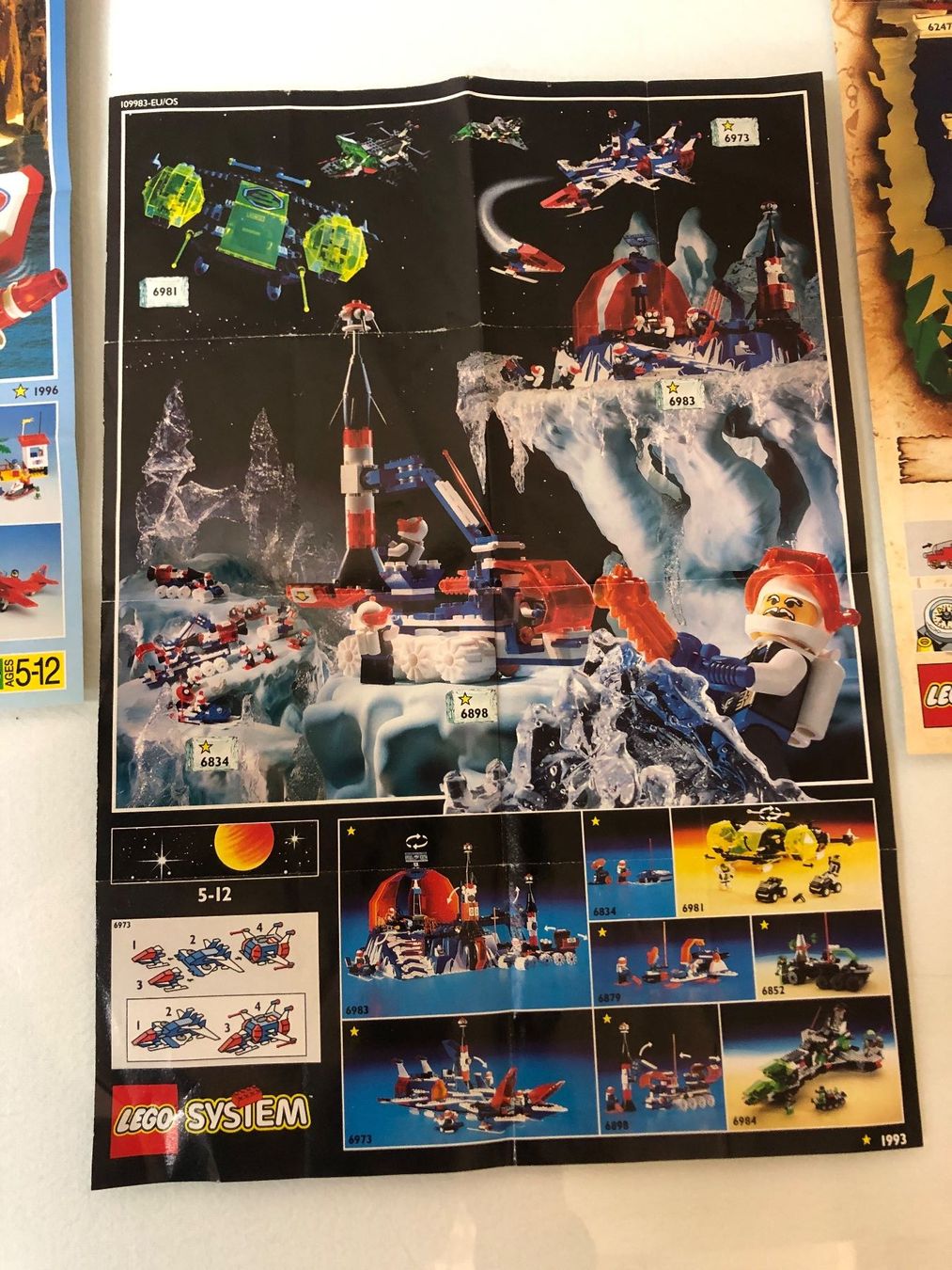 LEGO A4 Plakat, gefaltet von 3x 1993 1x 1996 (Gebraucht) in Brunnen für ...