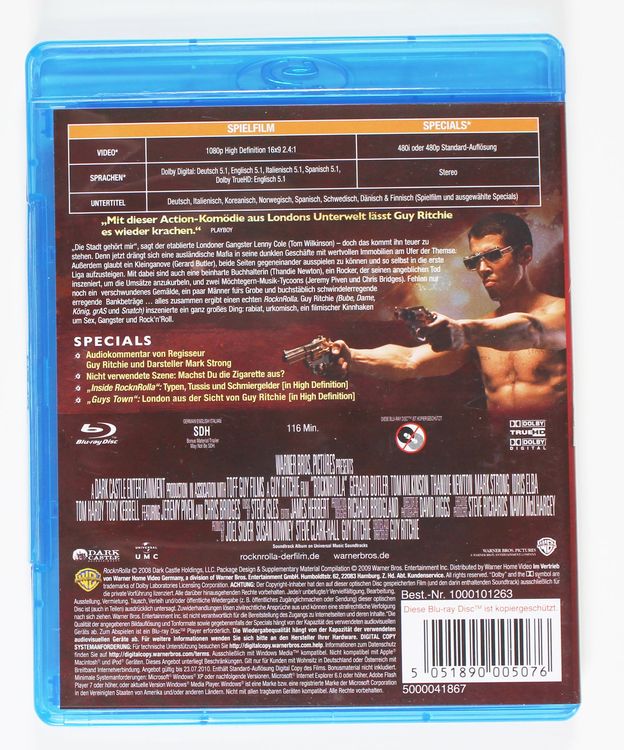 Blu-Ray ROCKNROLLA Idris Elba, Gerard Butler, Tom Hardy... (Gebraucht) in Brüttisellen für CHF 3 ...