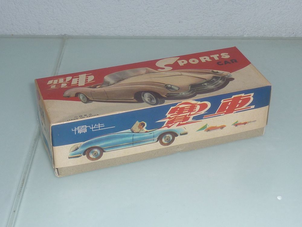 altes Blech Auto Cabrio Car Sports Blechspielzeug Vintage 60 (Gebraucht ...