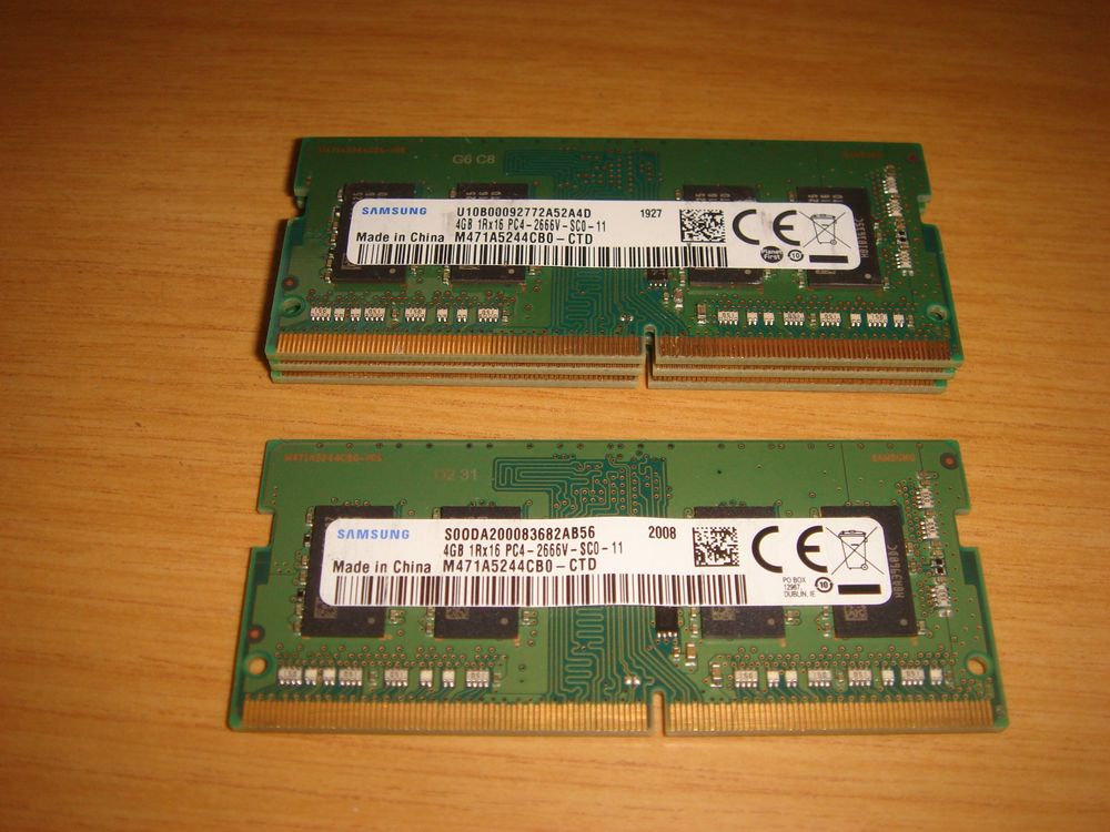 1 stück 4gb ddr4 2666 RAM für Laptop. Noch 4 (Gebraucht) in St. Gallen ...