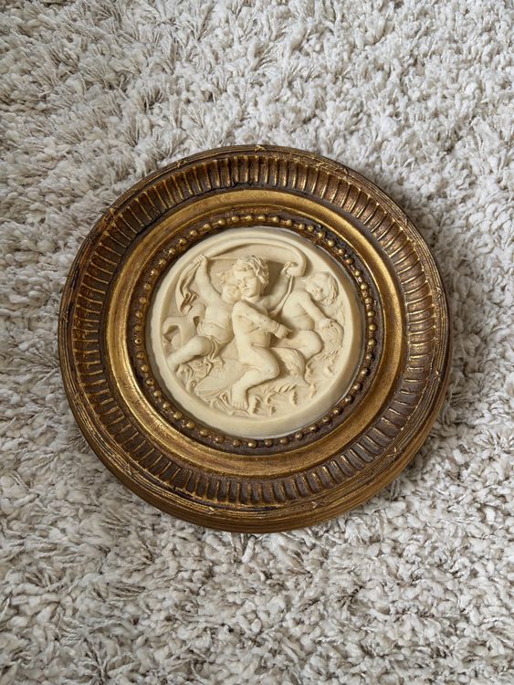 Vintage Bild Engel aus Gips und Holz (Gebraucht) in Laufenburg für CHF ...