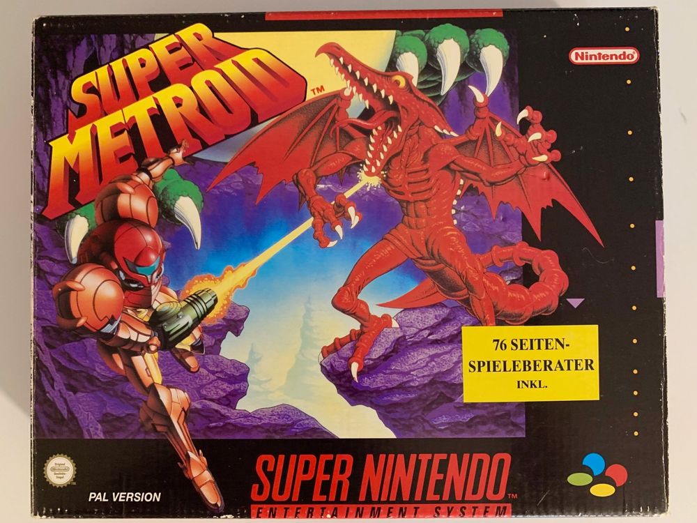 Super Metroid - Super Nintendo - SNES - Big Box - Komplett! (Gebraucht ...