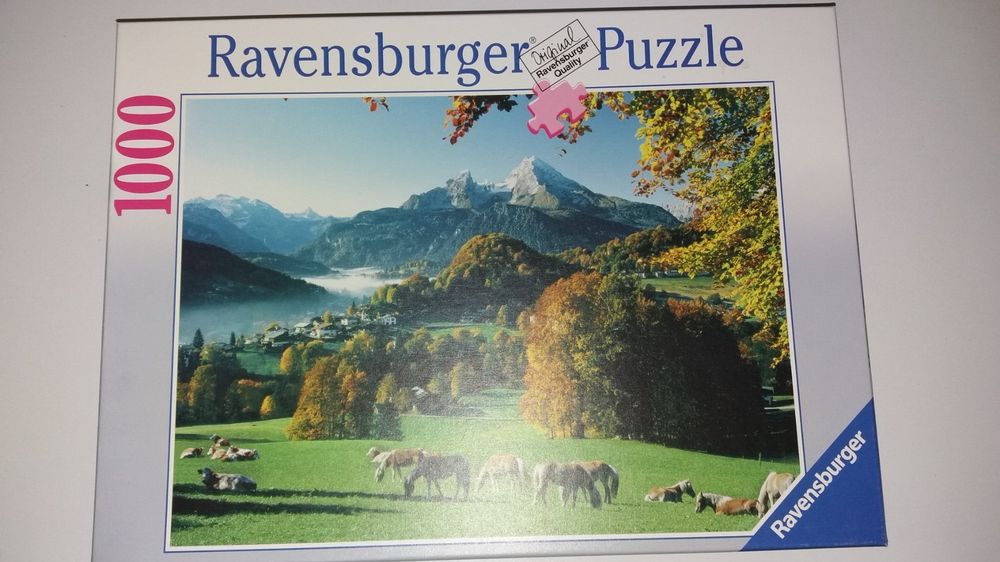 Puzzle 1000 Teile Ravensburg (Gebraucht) in Champoz für CHF 10 – mit Lieferung auf Ricardo kaufen