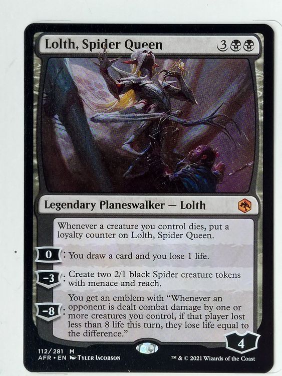 Mtg, Lolth, Spider Queen (Gebraucht) in Elsau für CHF 4 – mit Lieferung auf Ricardo kaufen