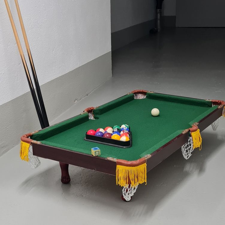 Mini Billard Tisch, hochwertiger kleiner Pool table (Gebraucht) in ...
