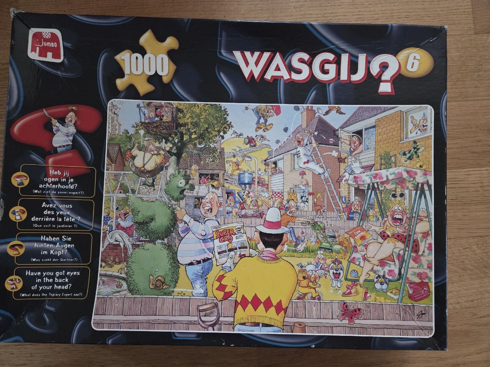 Wasgij Puzzle Nr.6,1000 Teile-Retro Style - Blühende Pracht (Gebraucht ...