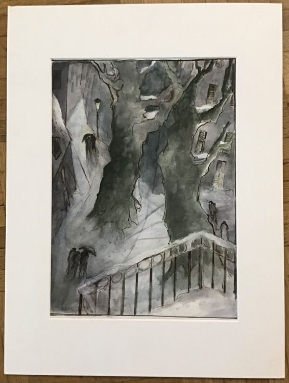 Sehr Interessante Mischtecknik Unleserlich Signiert | Kaufen auf Ricardo