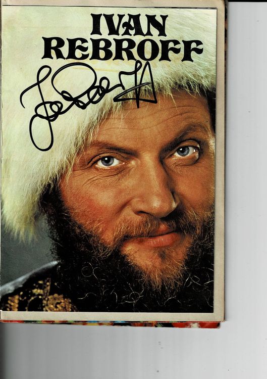 original autogramm ivan rebroff | Kaufen auf Ricardo