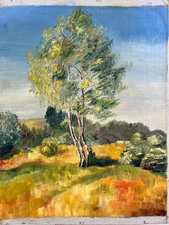 Landschaft Gemälde Signiert. (Gebraucht) in Neuhausen am Rheinfall für CHF 10 – mit Lieferung ...