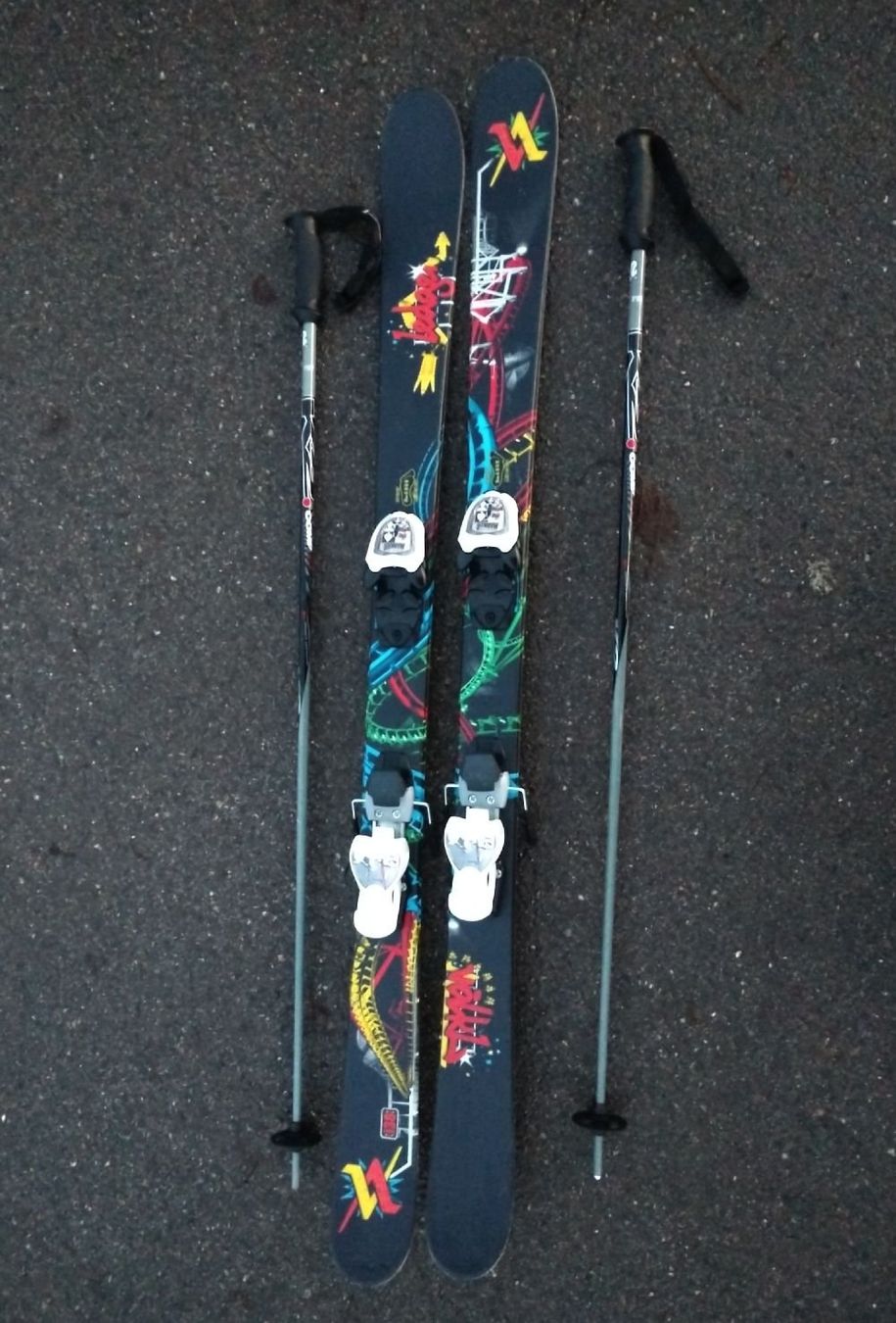Völkl Ledge Jungen Freeride Ski 138cm K2 Stöcke 115c 138 140 (Gebraucht ...