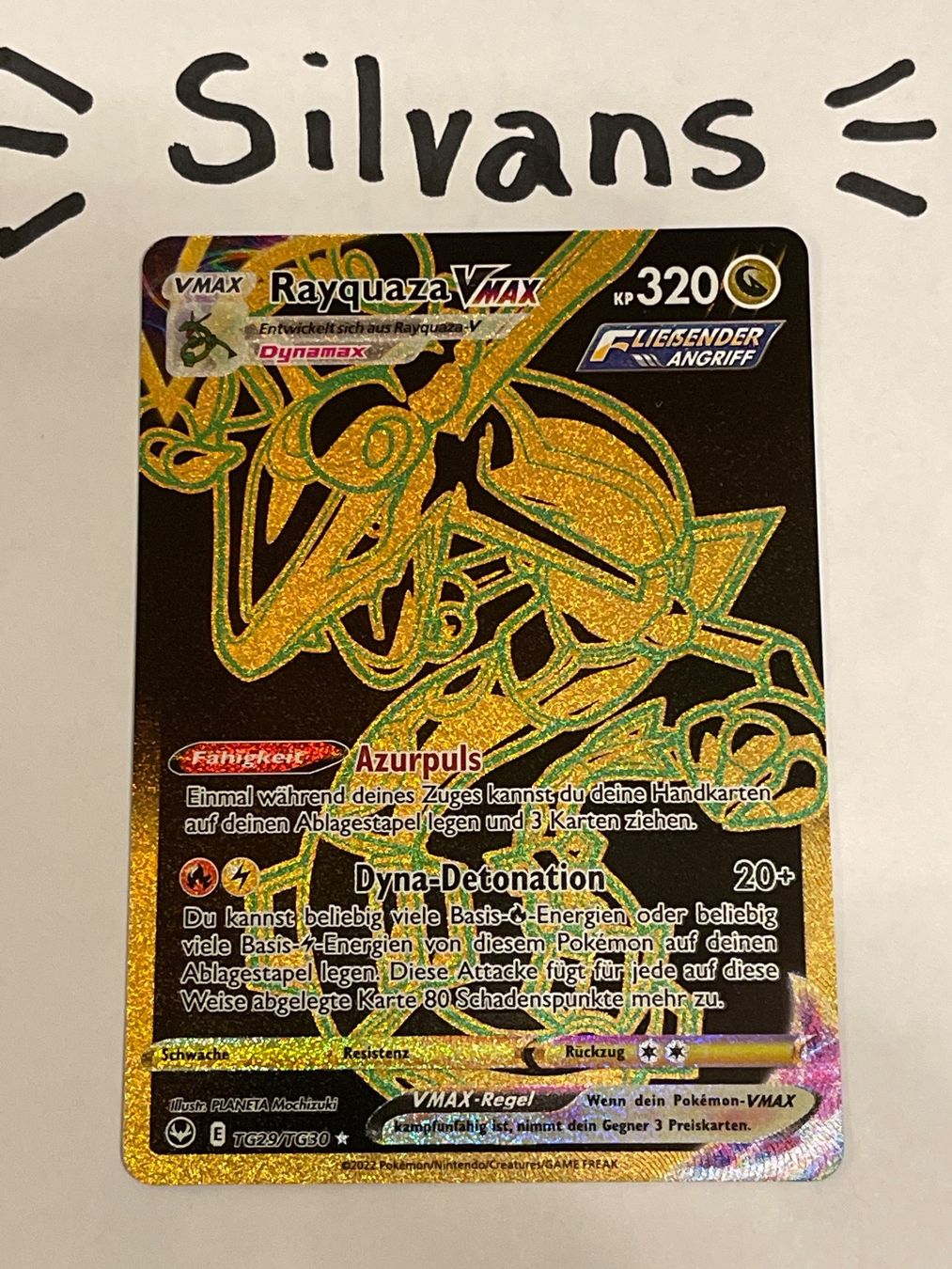 Rayquaza Gold TG29 Silberne Sturmwinde Silver Tempest DE (Neu (gemäss ...