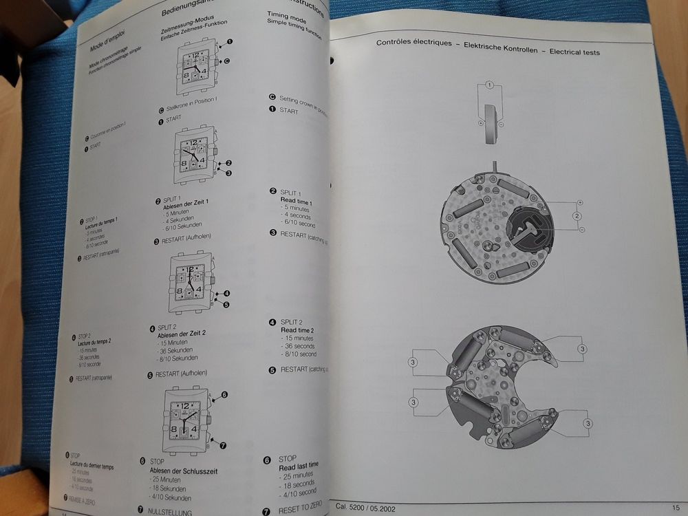 Omega Cal. 5200 A , technische anleitung | Kaufen auf Ricardo