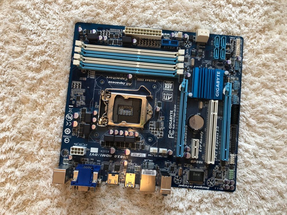 Gigabyte ga-h77m-d3h Mainboard. (Gebraucht) in Bronschhofen für CHF 32 ...