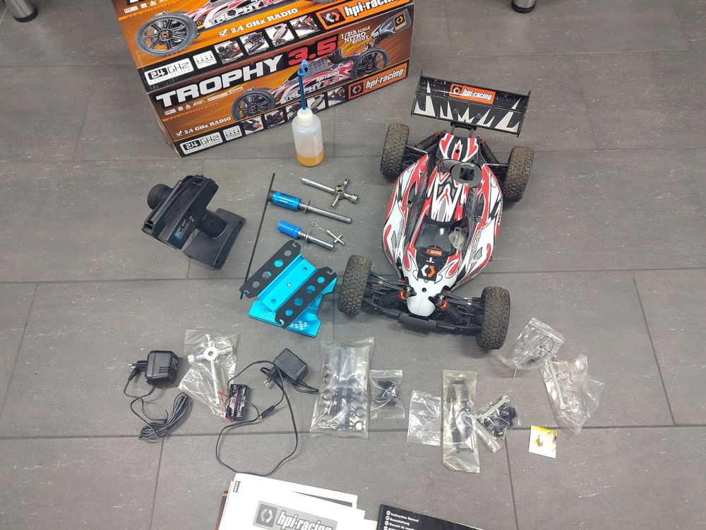 HPI Trophy 3.5 RTR RC Nitro Auto mit viel Zubehör (Gebraucht) in ...