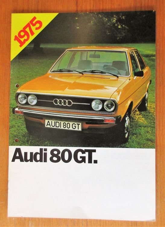 Audi 80GT Prospekt A4 19Seiten 1974 NSU (Gebraucht) in Rheineck für CHF 13 – mit Lieferung auf ...
