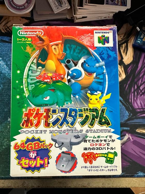 Pocket Monster Stadium Big Pack Nintendo 64 Jap Pokémon (Gebraucht) in ...
